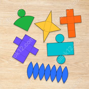 Geometry Nets Activity By FolioK12 TPT