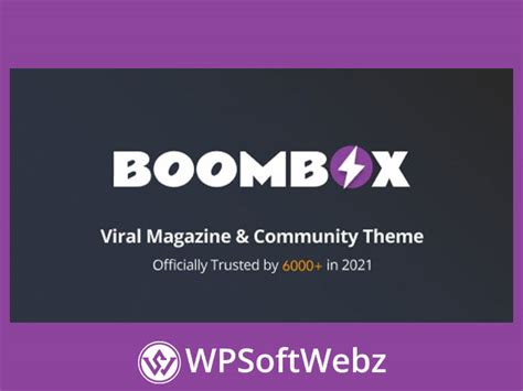 Boombox Theme Viral Magazine Wordpress Theme Latest Version