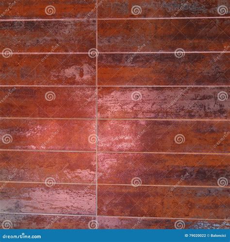 Rust Color Tiles Stock Photo Image Of Contemporary Texture