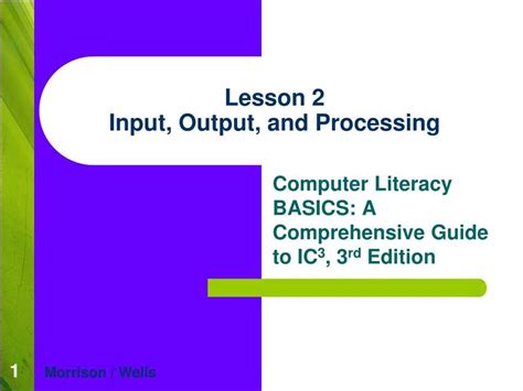 Mastering The Answers To Lesson 5 Input And Output