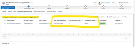 a first look on unmapped fields in event registration forms johannes