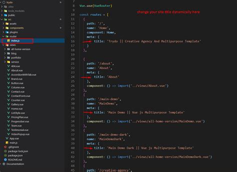 Trydo Creative Agency And Multipurpose Vue Template Documentation