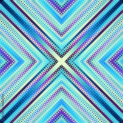 Geometric Abstract Symmetric Pattern In Low Poly Pixel Art Style Seamless Low Poly Background