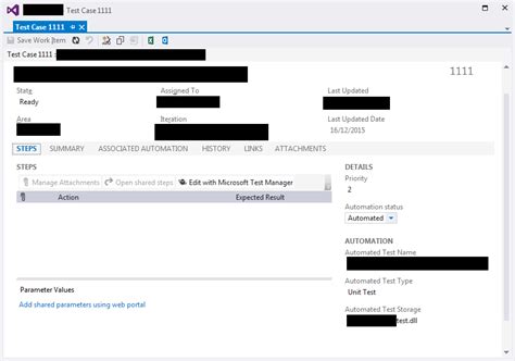 c why can t i can use anymore the test automation feature with vso