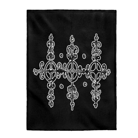 Marassa Jumeaux Veve Sigil Baby Throw Blanket Mabasa Marasta Etsy