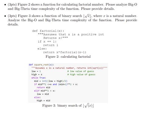 solved 2 shows a function for calculating factorial number