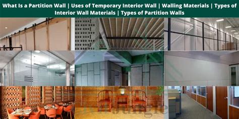 What Is A Partition Wall Uses Of Temporary Interior Wall Walling