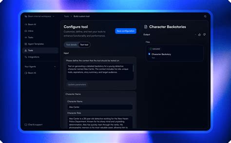 Character Backstories AI Agent Tools
