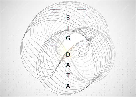 빅데이터 시각화를 위한 딥러닝 배경기술 무료 벡터
