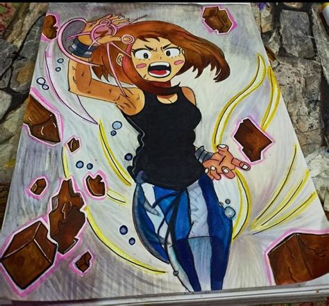 Uraraka Fan Art Fan Art Art Zelda Characters