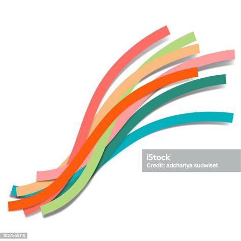 다채로운 종이와 추상적인 배경을 고립 된 흰색 배경 셰이프를 잘라 벡터 디자인 레이아웃입니다 0명에 대한 스톡 벡터 아트 및