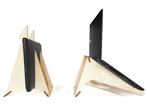 Wooden Laptop Stand In Design For Better Posture