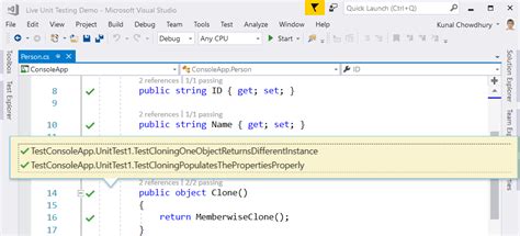 Navigating To Failed Tests Mastering Visual Studio Book