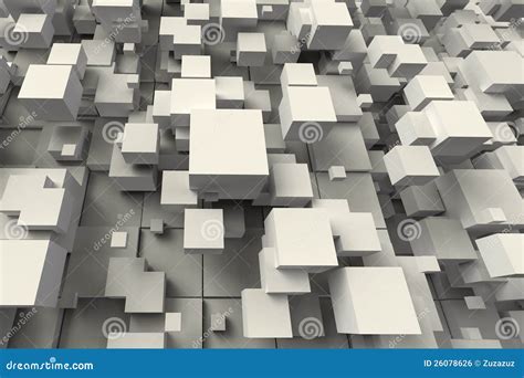 Abstract Geometric Cube Shape Stock Illustration Illustration Of Black Pattern 26078626