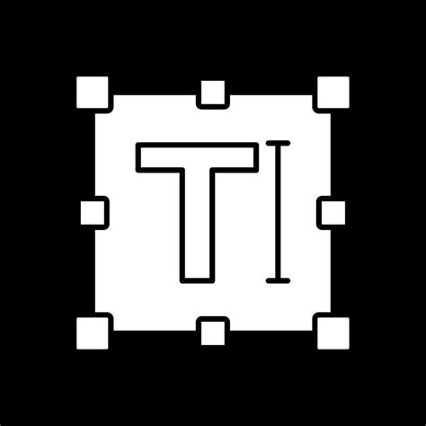 Text Glyph Inverted Icon 41692812 Vector Art At Vecteezy