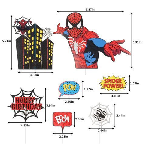 Mua Spiderman Cake Toppers Spiderman Birthday Cake Toppers Spiderman Cake Decorations