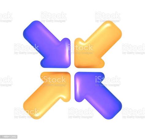 3d 아이콘 벡터 중심을 가리키는 화살표의 메쉬 그룹 대상 지정 기본 개체 또는 대상을 표시합니다 배너 템플릿 상품 배달 3차원 형태에 대한 스톡 벡터 아트 및 기타 이미지