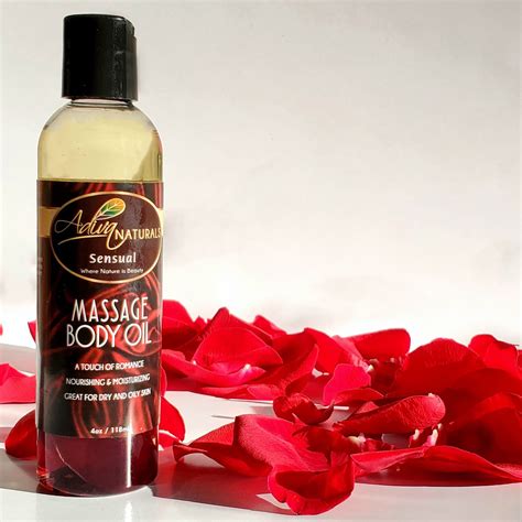 Adiva Naturals Sensual Very Sexy Couple Massage Oil 4oz Love Romance