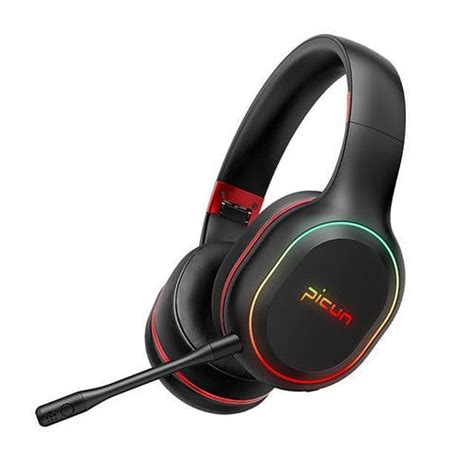 Купить Беспроводные игровые наушники Picun P80X с микрофоном и RGB ...