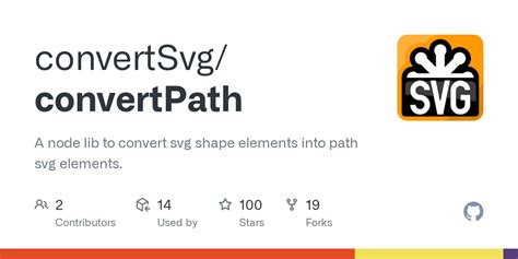 Github Convertsvgconvertpath A Node Lib To Convert Svg Shape