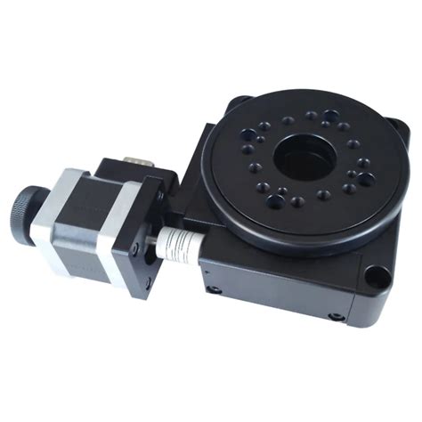 Pt Gd201 Electric Optical Rotating Platform Motorized Rotation Stage Rotating Machine 100mm In