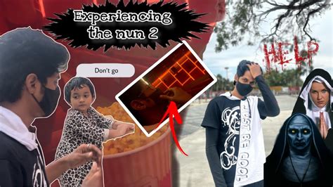 Saanu Didnt Allowed Me To The Movie 😰🎥 Experiencing The Nun 2 Shajs Shafam Saanvikashree