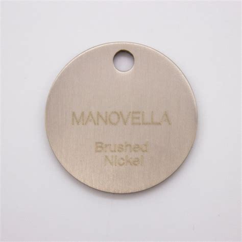 Solid Brass Colour Sample Various Finishes Manovella