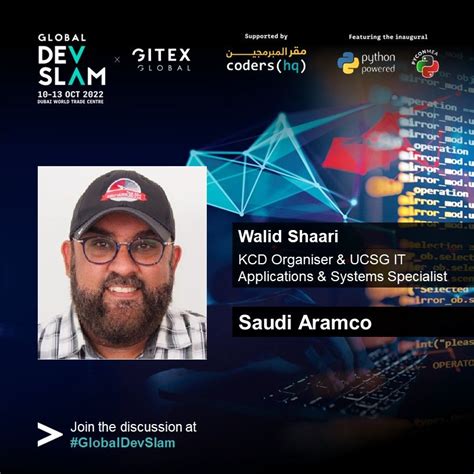 walid shaari on linkedin global devslam dubai uae globaldevslam developer coding