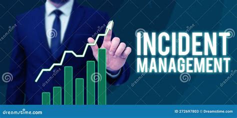 Hand Writing Sign Incident Management Concept Meaning Process To Return Service To Normal