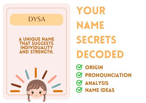 Dysa Girl Name Meaning And Pronunciation