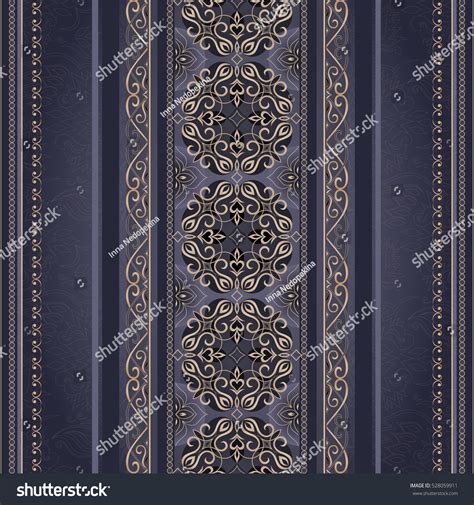 Vector Line Art Seamless Border Design Stock Vector Royalty Free 528059911 Shutterstock