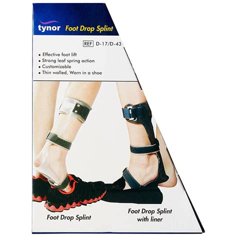 Tynor™ Afo Foot Drop Brace Splint Ankle Orthosis Leaf Spring Plantar