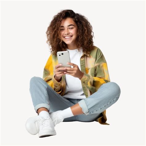 Sitting Adult Portability Photography Premium Ai Generated Image