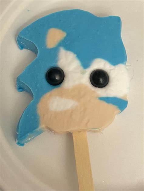 My Sonic Popsicle Has Black Gumball Eyes R Sonicthehedgehog