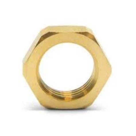 Hexagonal Threaded Brass Lock Nut For Industrial At ₹ 1 Piece In Vadodara