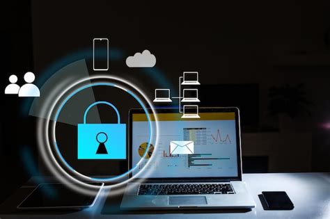 Premium Photo Developing Network Security System Internet Data Security Concept Businessman