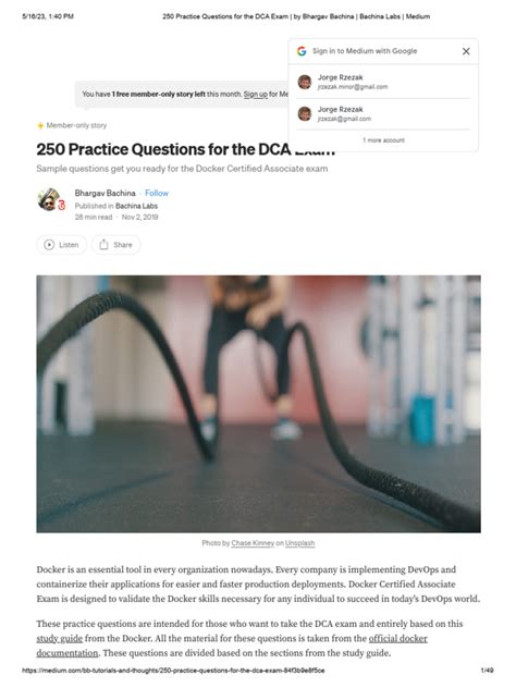250 Practice Questions For The Dca Exam By Bhargav Bachina Bachina Labs Medium Pdf