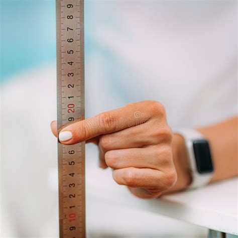 Reaction Time Ruler Test Stock Image Image Of Equipment 203607867