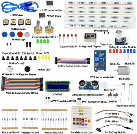 buy adeept primary starter kit compatible with arduino with 27 projects