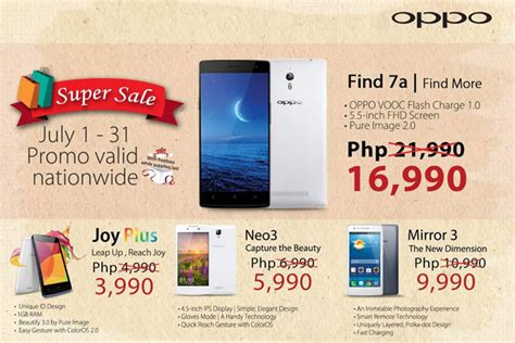 Oppo Super Sale Is From July To
