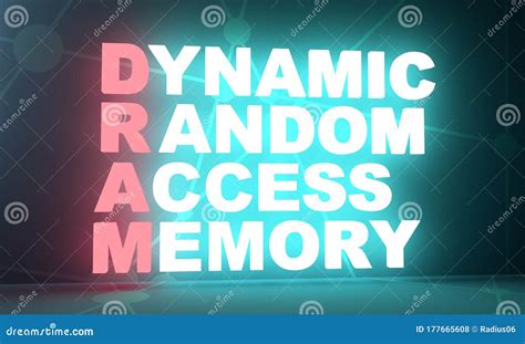 dynamic random access memory stock illustration illustration of text hardware 177665608