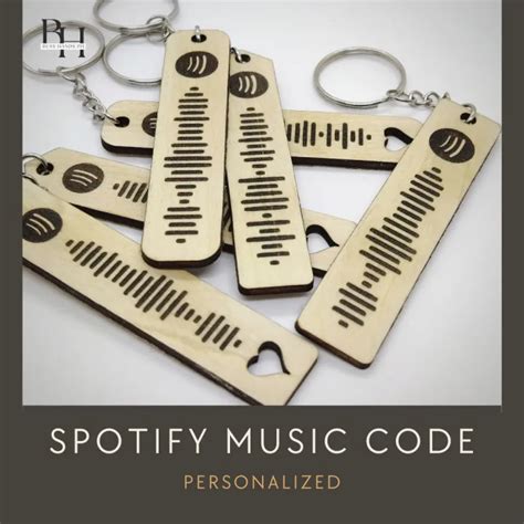 Scannable Spotify Music Code Keychains Lazada Ph