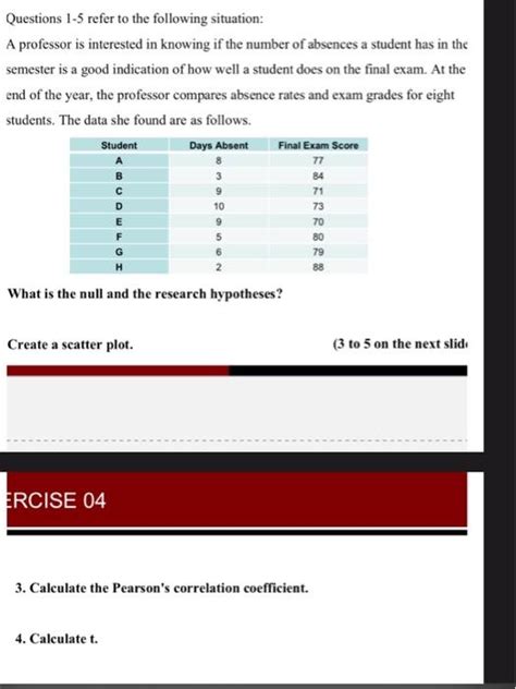 solved questions 1 5 refer to the following situation a