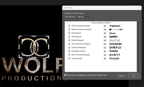 Solved Looking For A Font I I Used For My Logo I Now Cant Adobe
