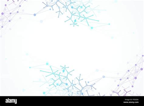 Scientific Chemistry Pattern Structure Molecule Dna Research As Concept Science And Technology