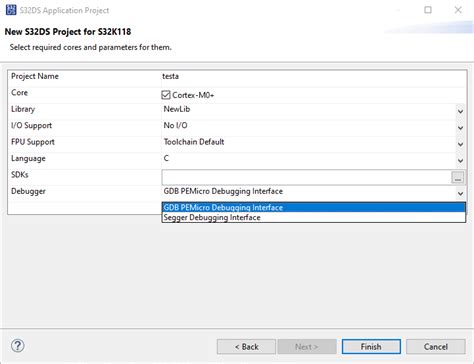 Gdb Pemicro Debugging Interface Not Listed Nxp Community