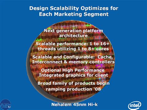 Intel Penryn Nehalem And The Future Bit Tech Net