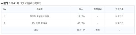 Sqld개정 비전공자 리뷰 합격 불합격을 결정한 공부 방법 차이 김강민 Sqld 무료 요약 강의 추천 Manager Mwohye