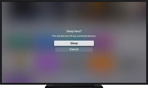 Put Your Apple TV To Sleep Apple Support