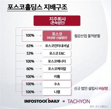 Posco홀딩스 지배구조 및 차트분석 상승여력전망